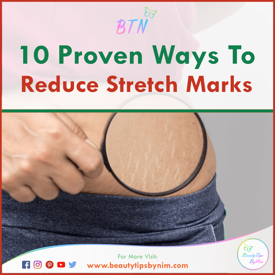 10 Proven Ways To Reduce Stretch Marks - Beauty Tips By Nim