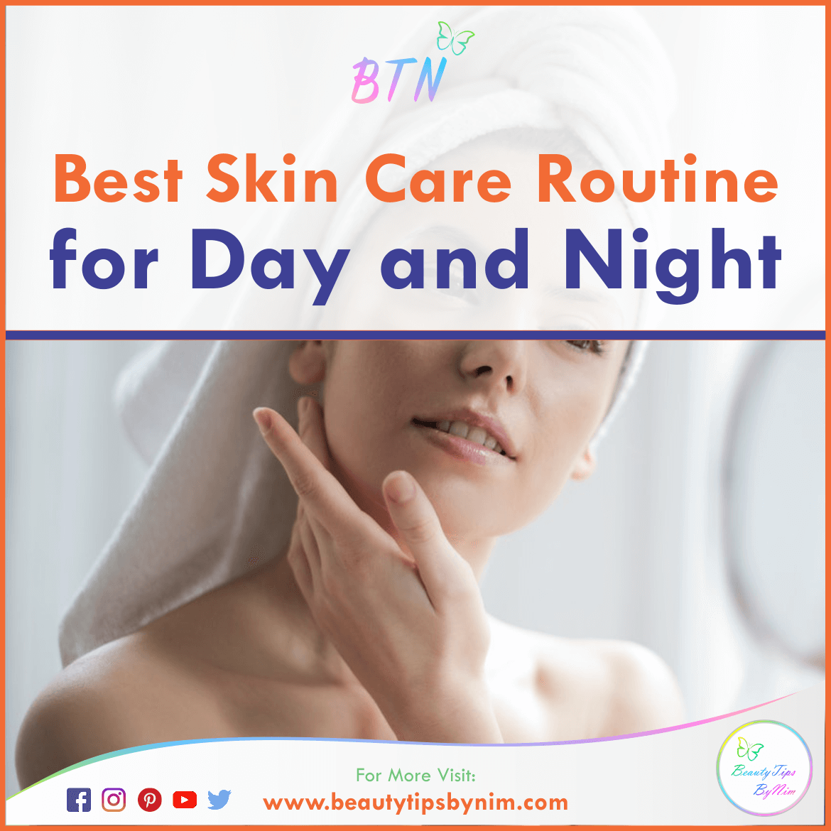 Best Skin Care Routine for Day and Night - Beauty Tips By Nim