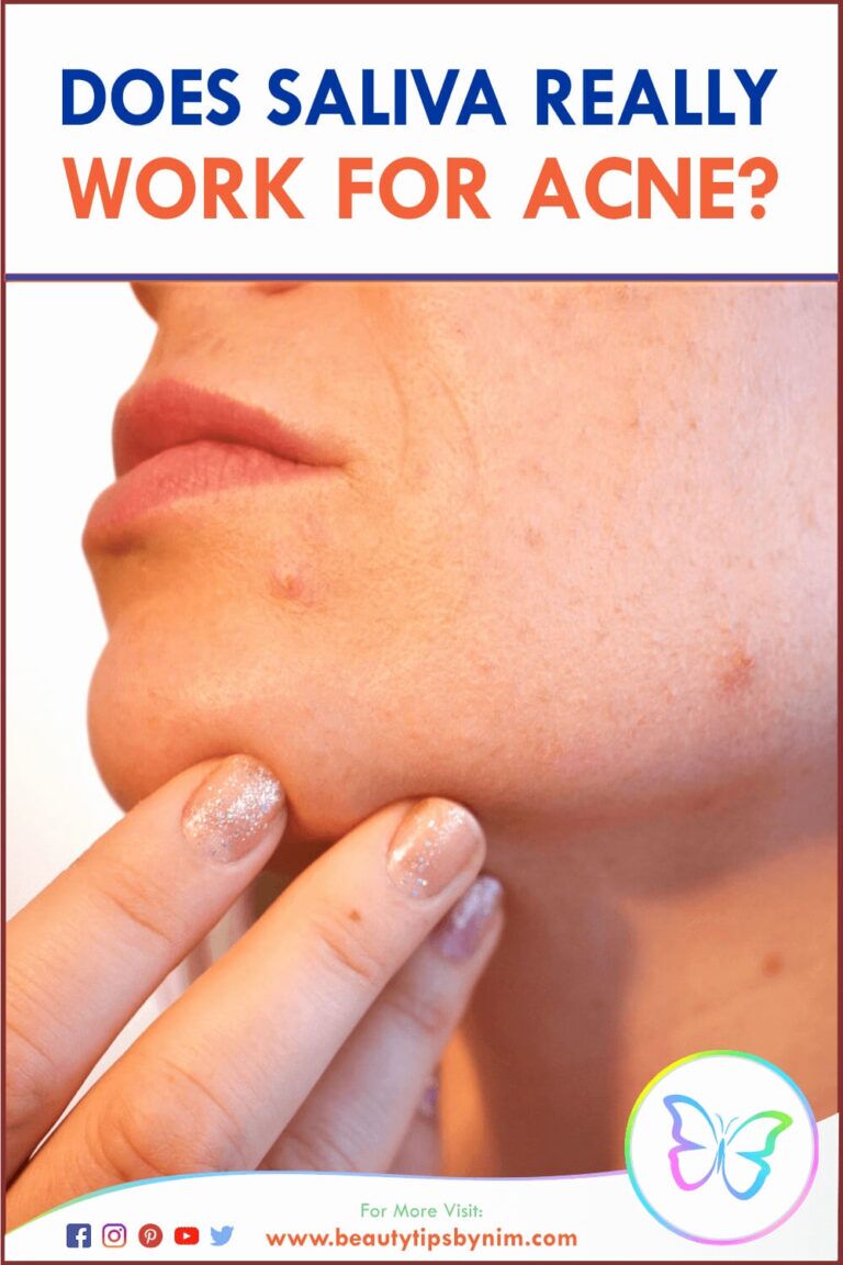 Saliva for Acne? Does Saliva Really Work? - Beauty Tips By Nim